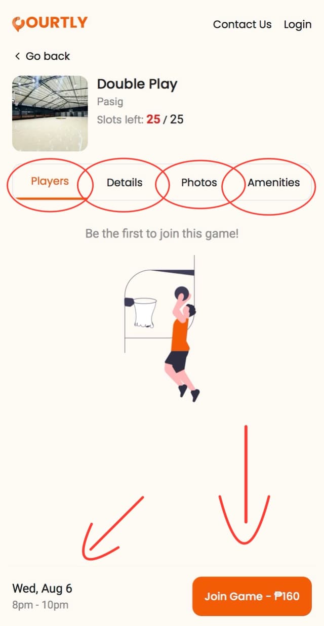 Courtly | Join basketball games in Pasig City